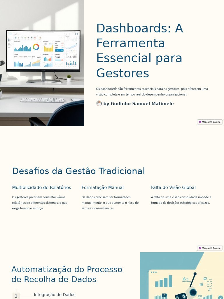 Dashboards A Ferramenta Essencial para Gestores | PDF