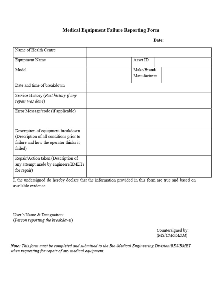 Breakdown-reporting-form (1) | PDF