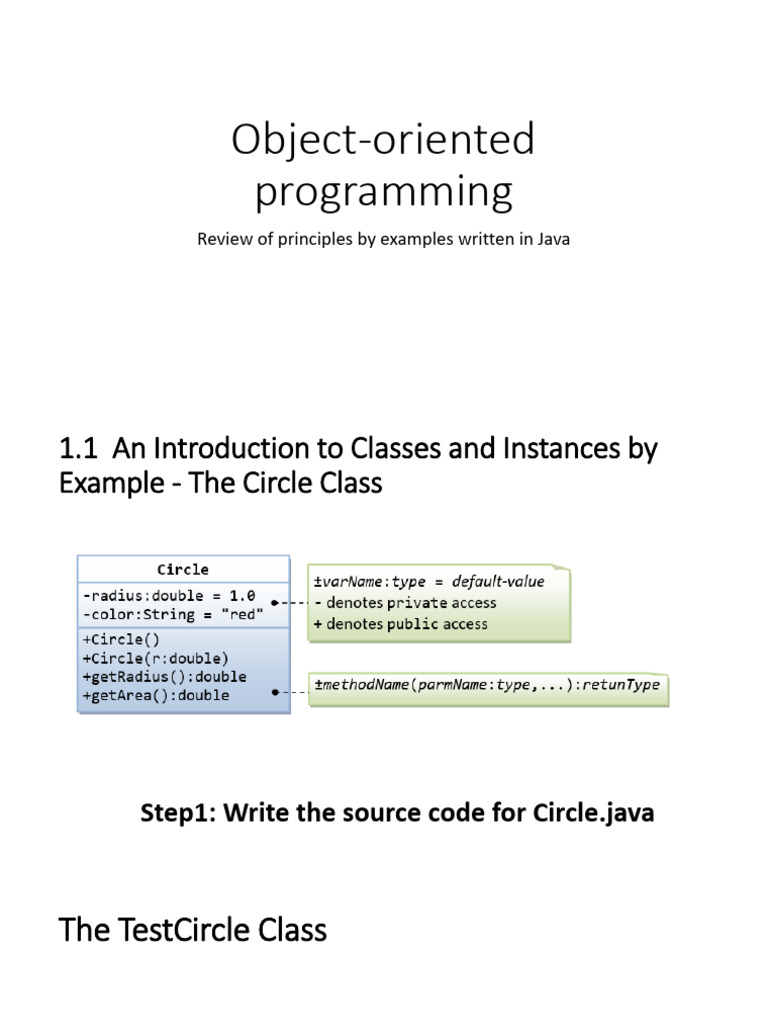 INFO 3150-OOP-review | PDF