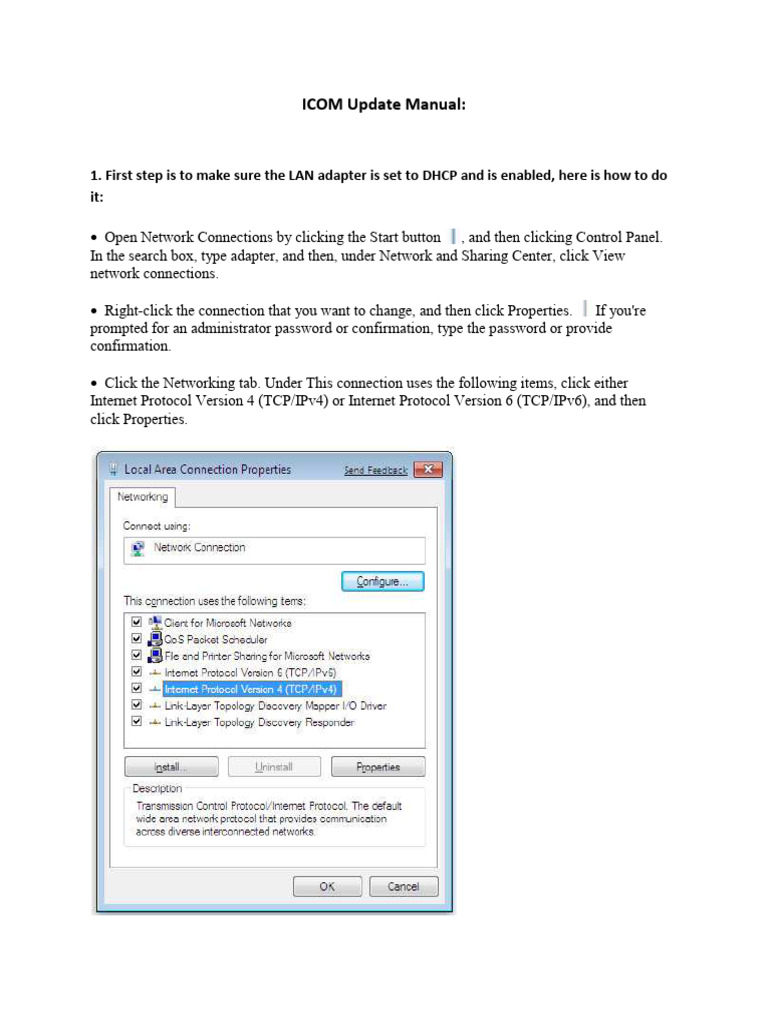 How To Update ICOM A1 A2 | PDF