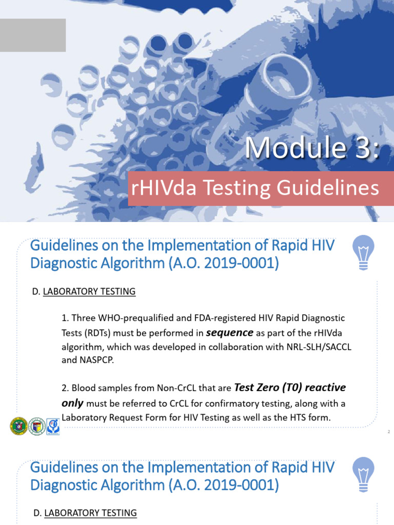 Rhivda Testing Guidelines (1) | PDF