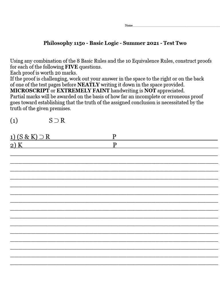 1150 Test 2C Summer 2021 PDF | PDF