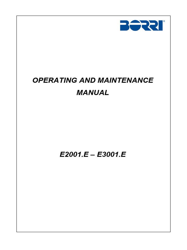 E2001 Manual | PDF