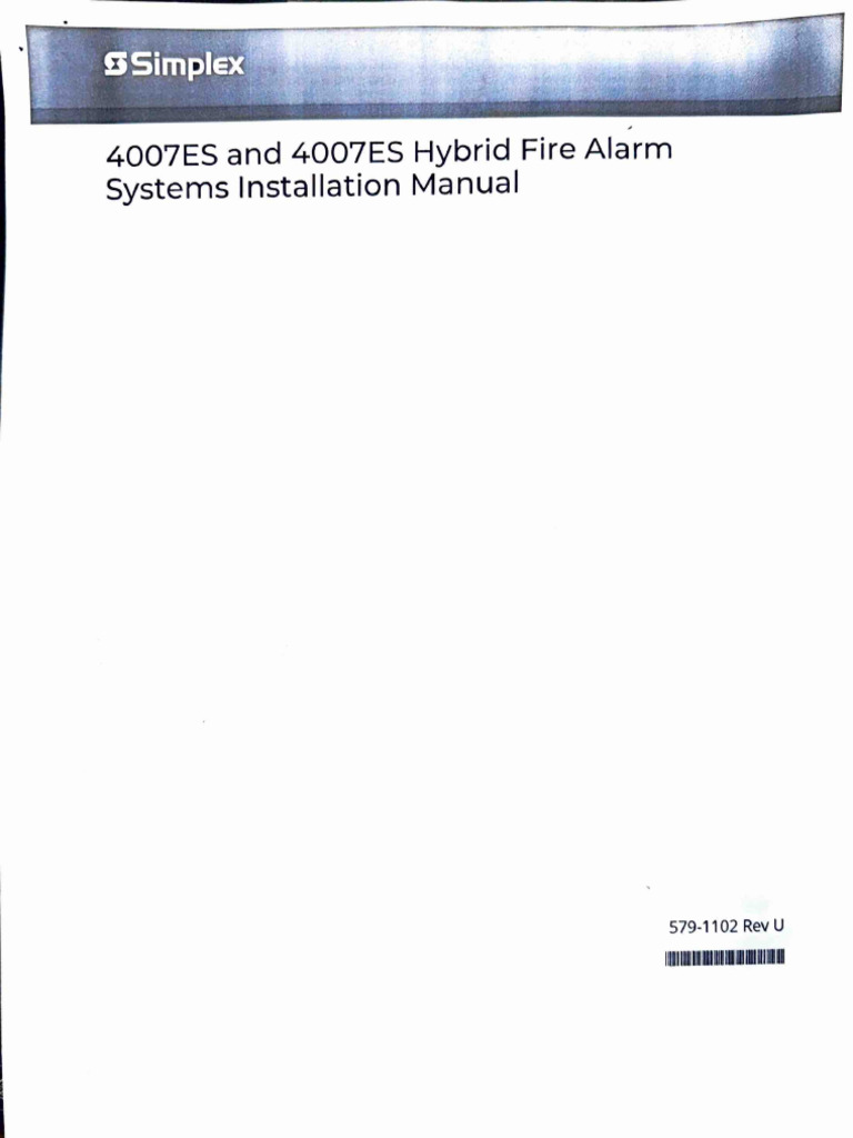 Simplex Installation Manual | PDF