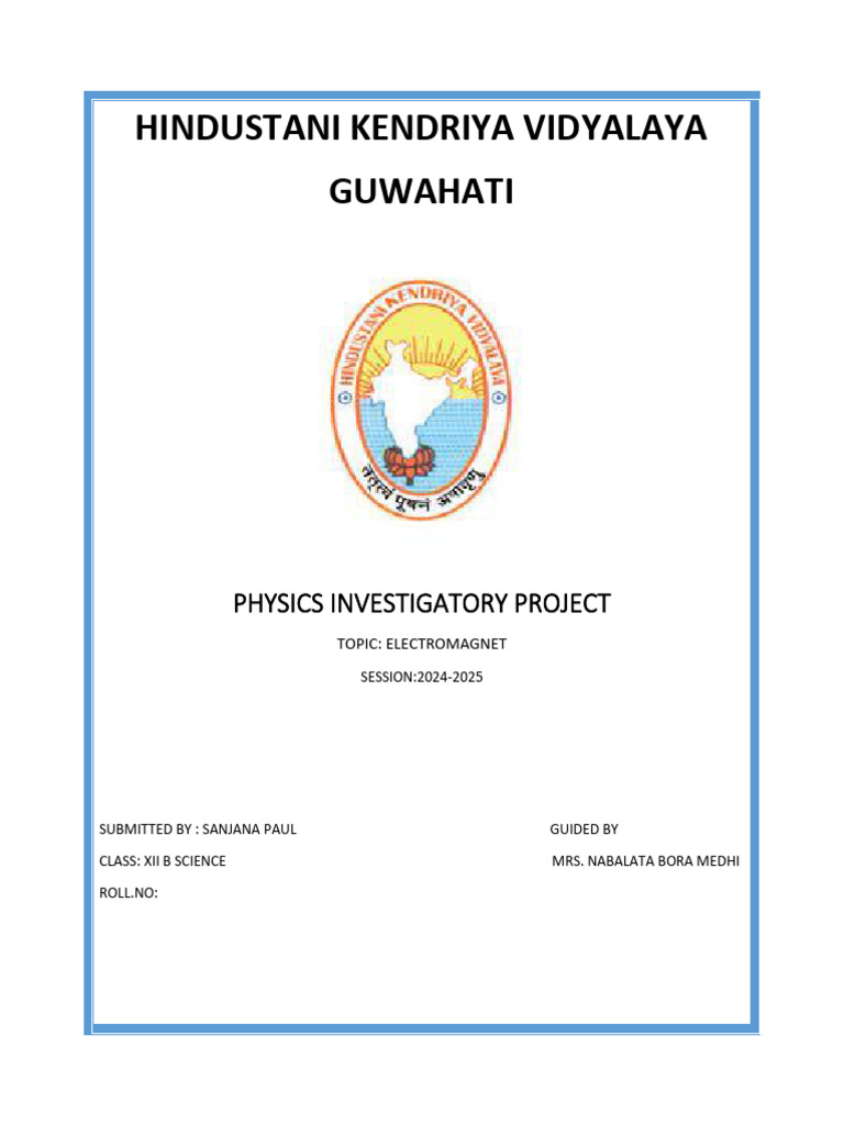 Physics Project Mahi | PDF