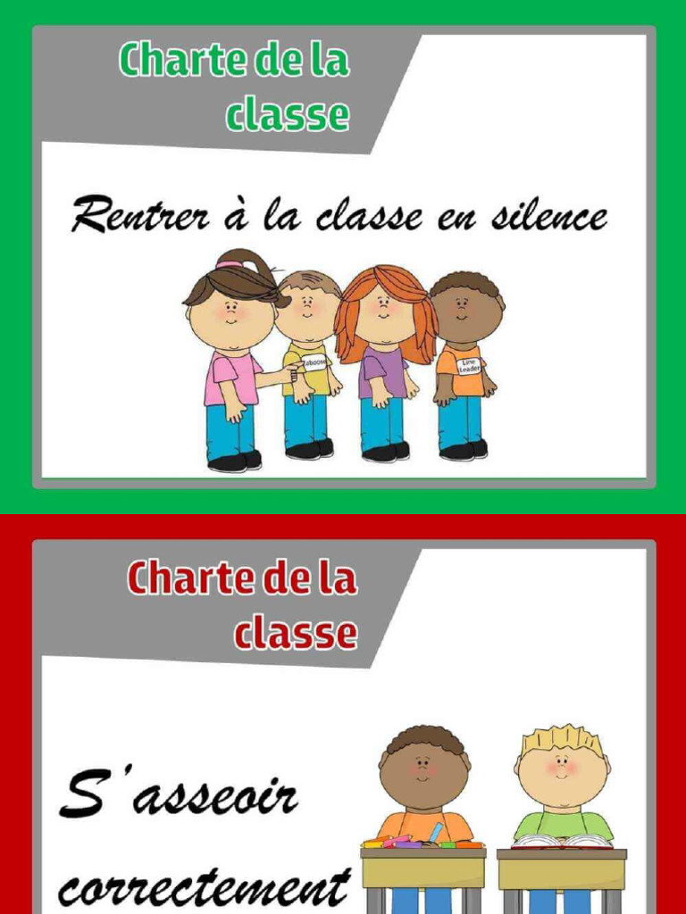 charte de classe en français | PDF