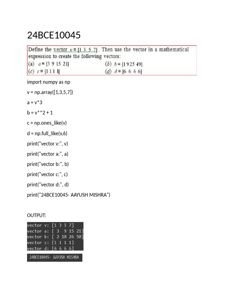 24BCE10045 Aayush Mishra PDF | PDF