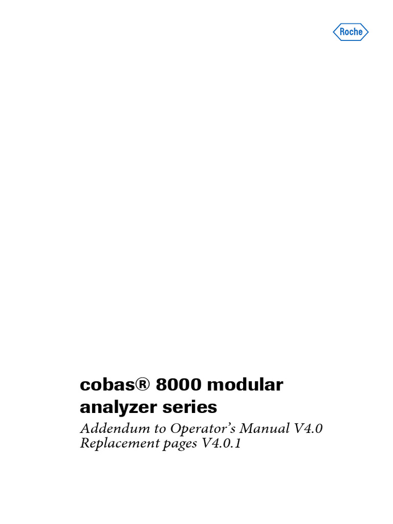 Cobas8000 C701 | PDF