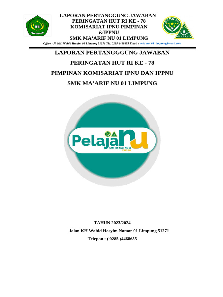 LPJ Hut Ri Ke-78 | PDF