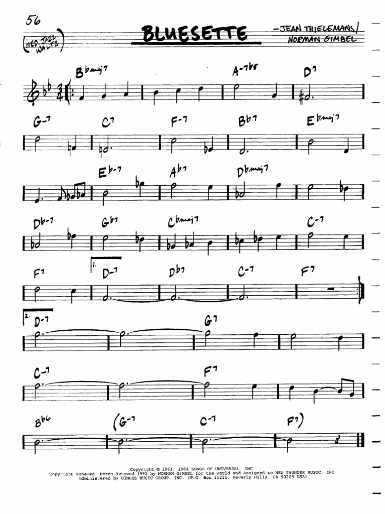 Bluesette | PDF