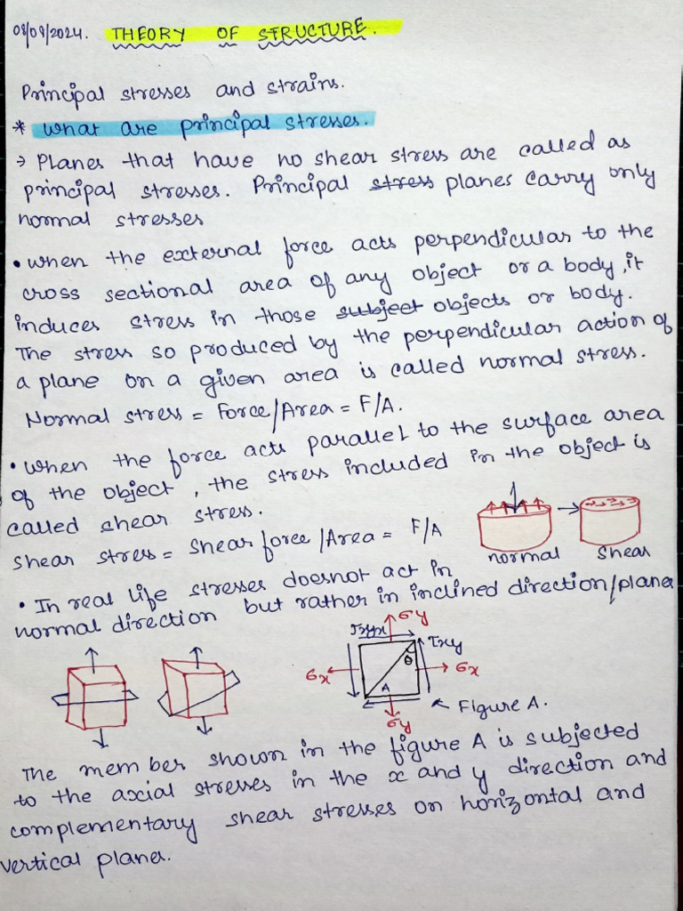 Theory of Structures 1 Notes | PDF
