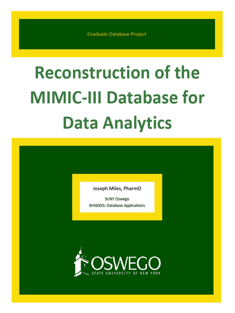 Miles-MIMIC-Project_report | PDF