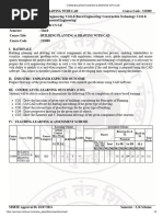 Building Planning & Drawing Lab (BCE351) | PDF