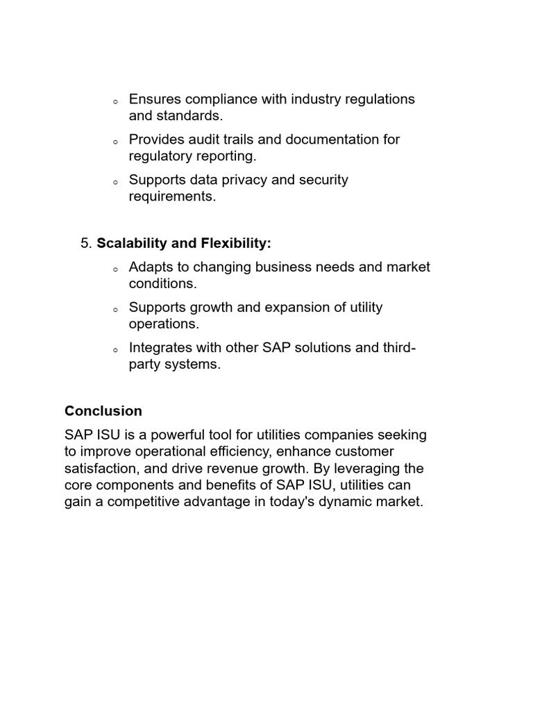 Sap Isu Summary-5 | PDF