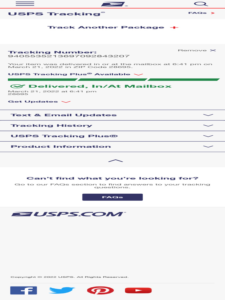 USPS.com® - USPS Tracking® Results | PDF