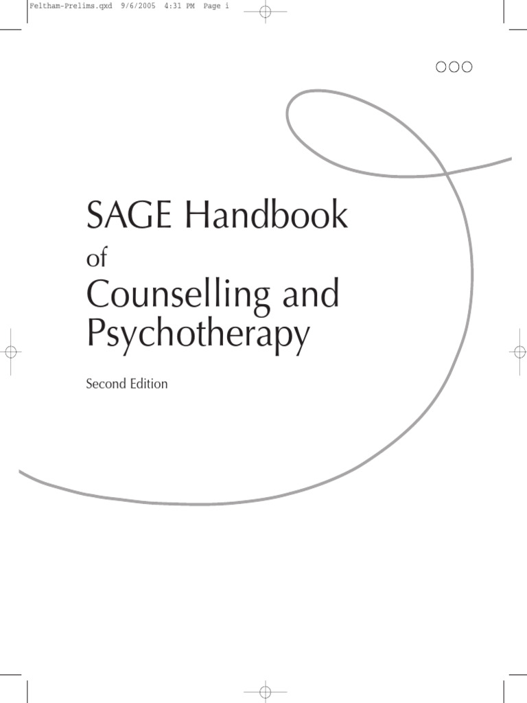 Handbook of Counselling and Psychotherap | PDF | Psychotherapy ...