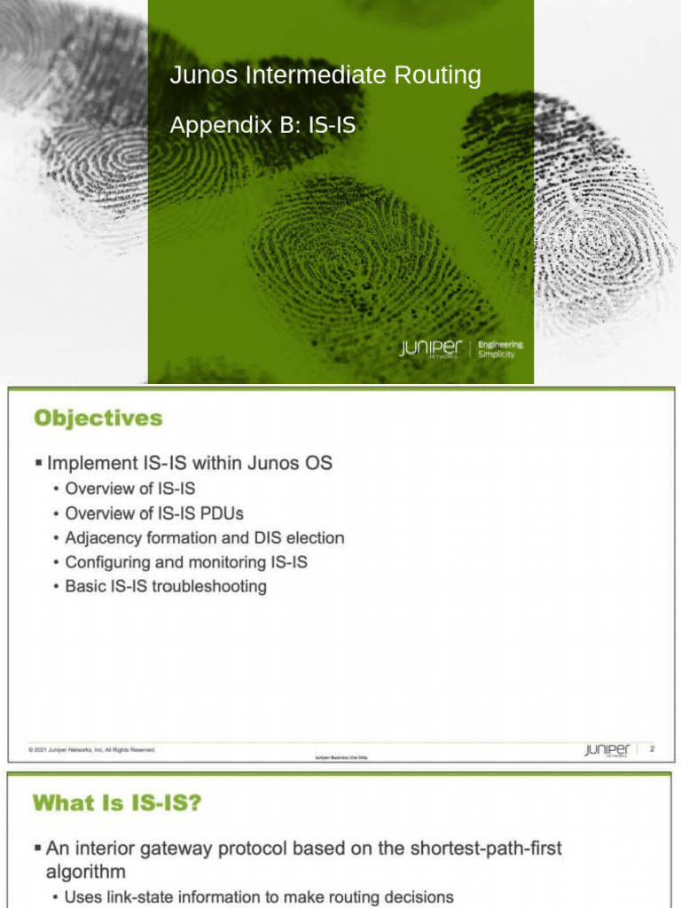 Appendix B - IS-IS | PDF