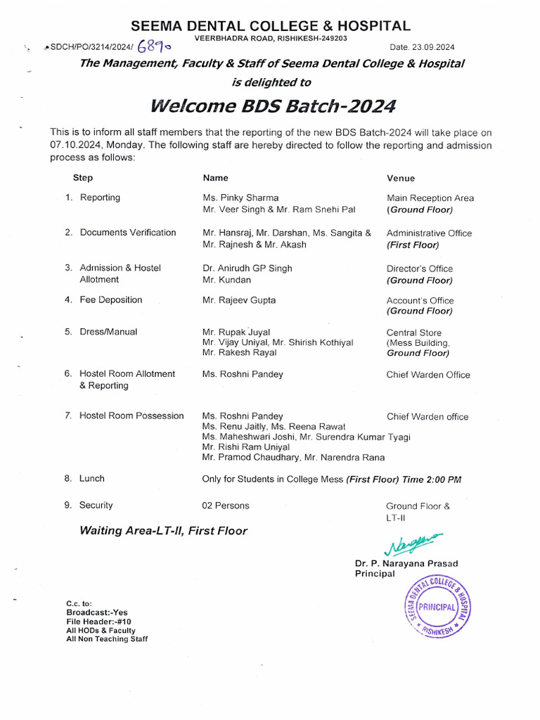 BDS-Batch 2024 Info | PDF