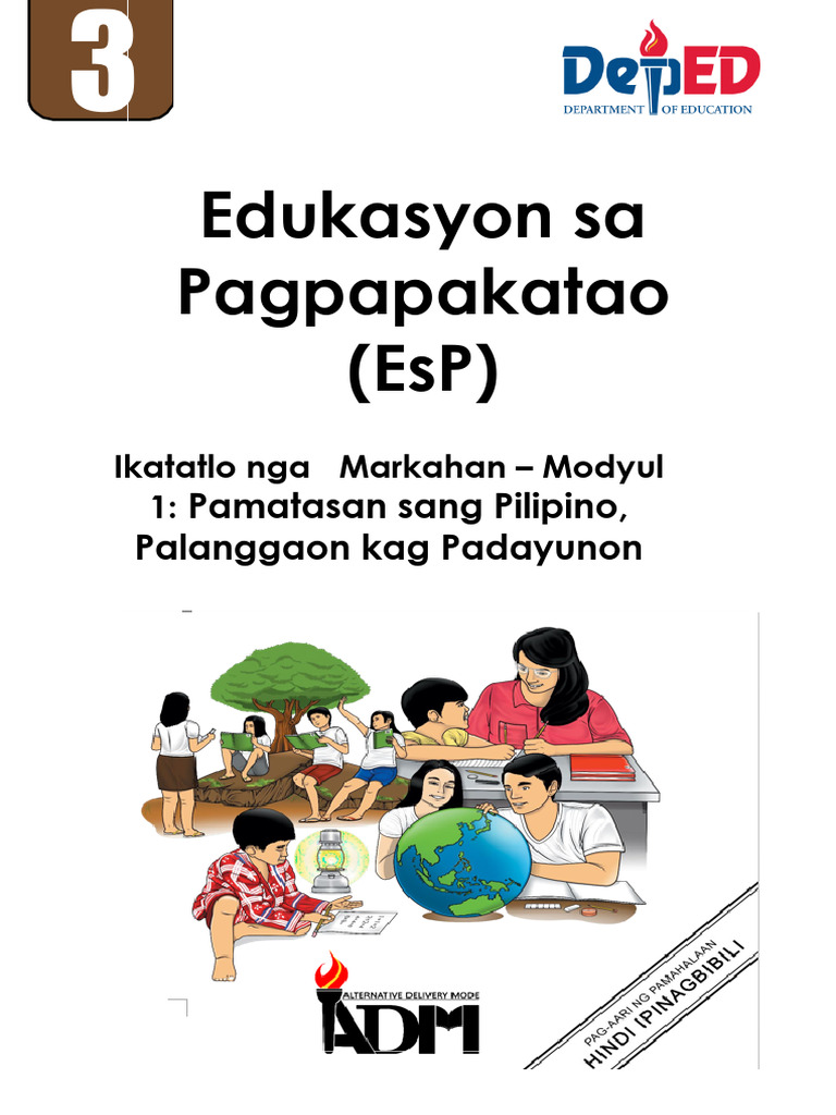 ESP3 Q3 Modyul 1 Corrected Final | PDF