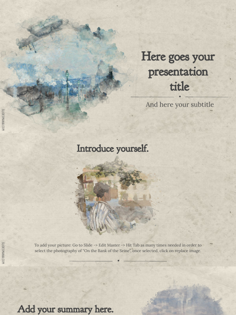 Monet SlidesMania | PDF