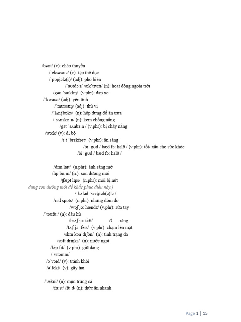 Unit 2 Global Success Bai Tap Full Ky Nang | PDF