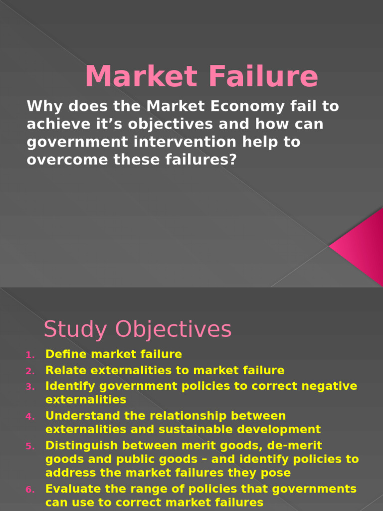 Main Resource Market Failure | PDF
