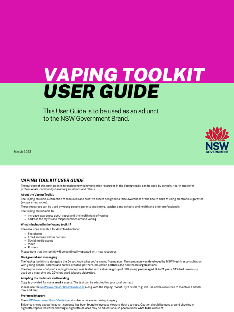 Vaping Toolkit Guide | PDF