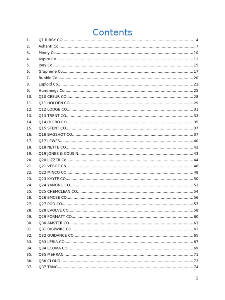 SBR Question in ACCA Site | PDF