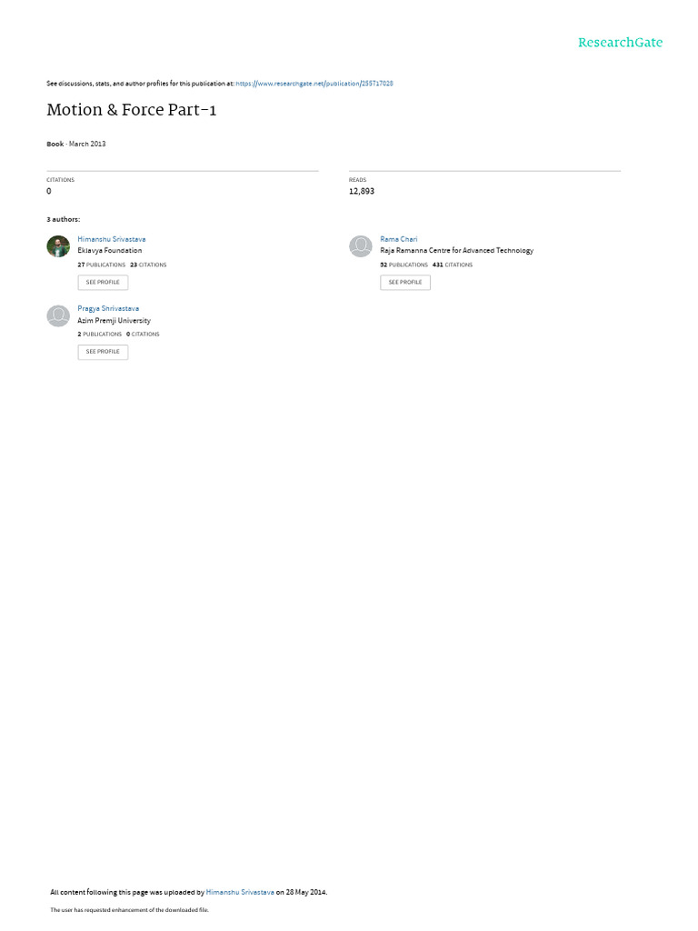 MotionForce 1 Published | PDF