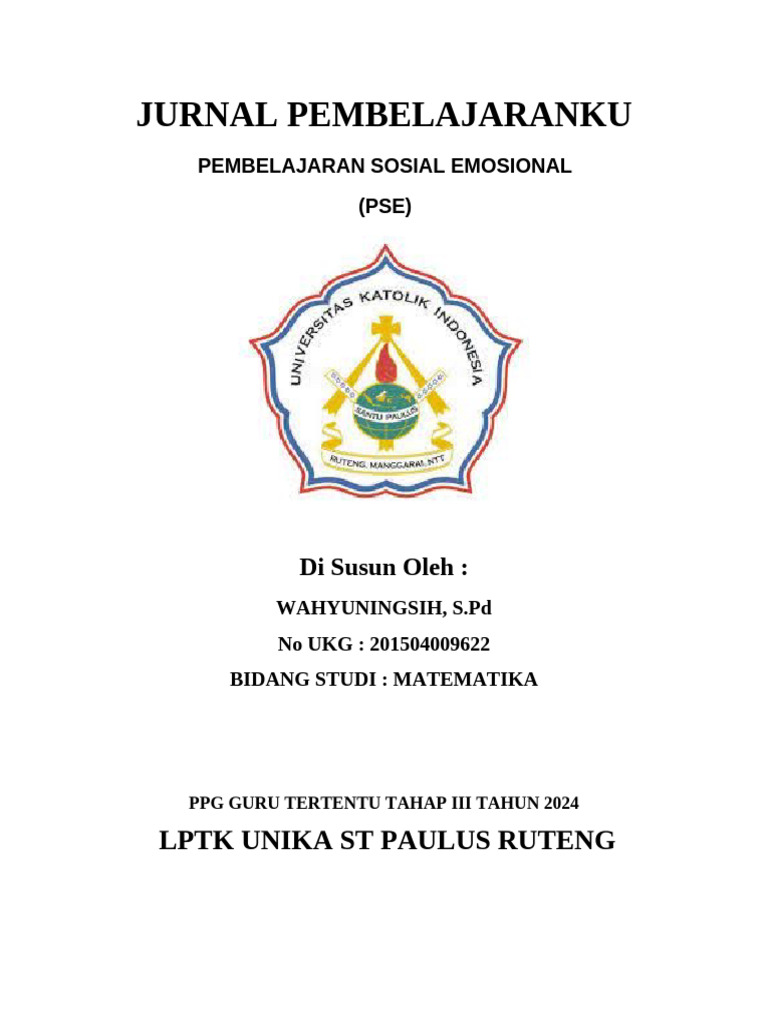 JURNAL PEMBELAJARANKU PSE | PDF