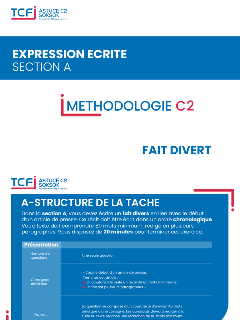 Cours Tef Section A Les Bases | PDF