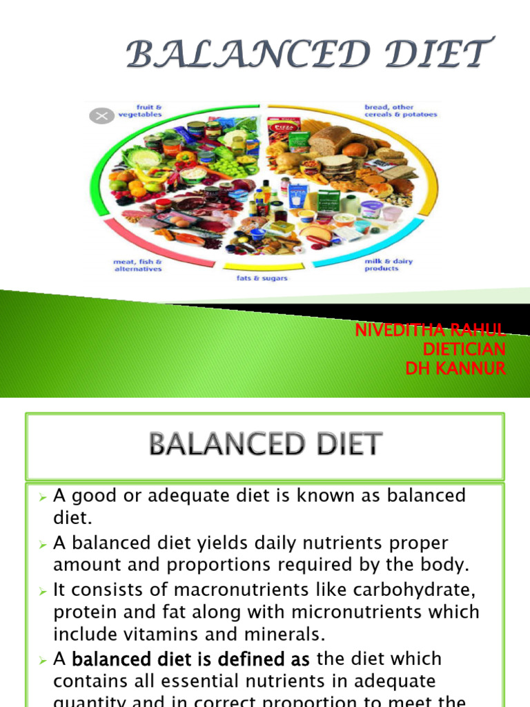 Balanced Diet 2 | PDF