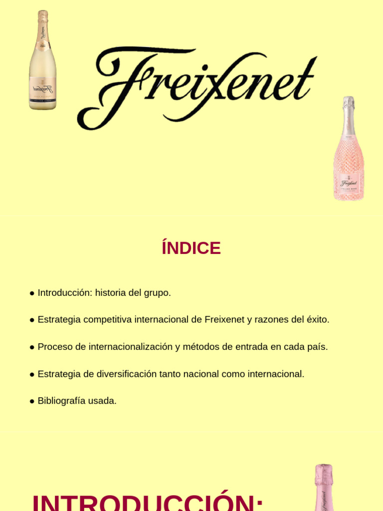 Freixenet Presentacion 1 | PDF