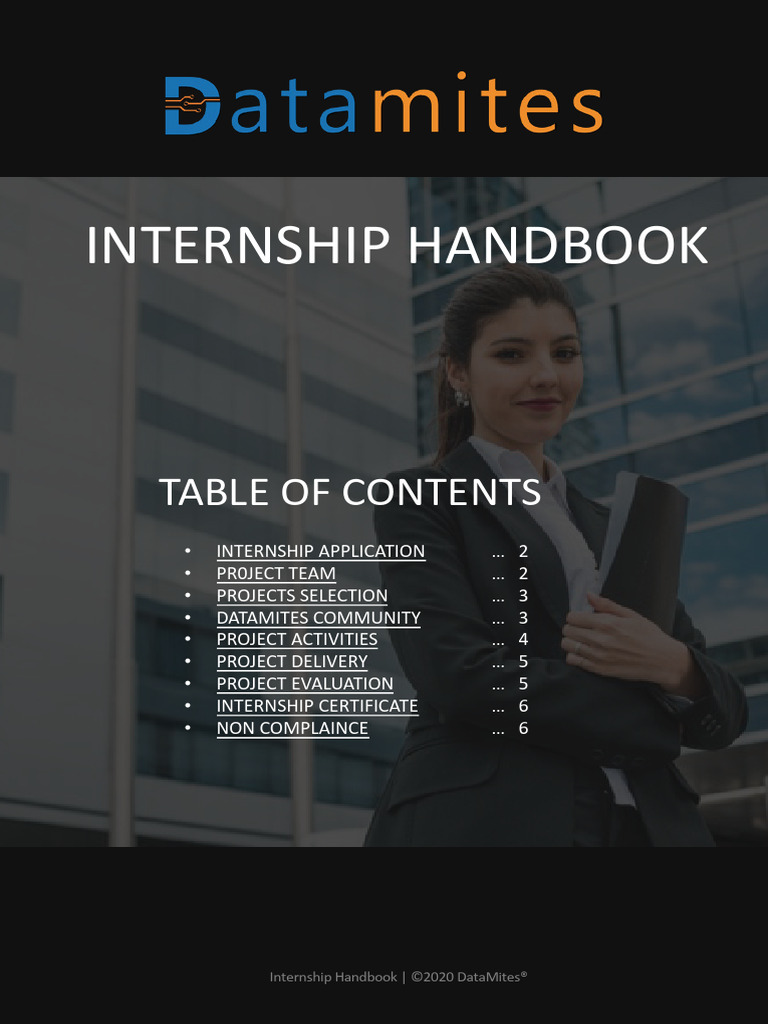 CDS Internship Handbook V2 - 0 | PDF