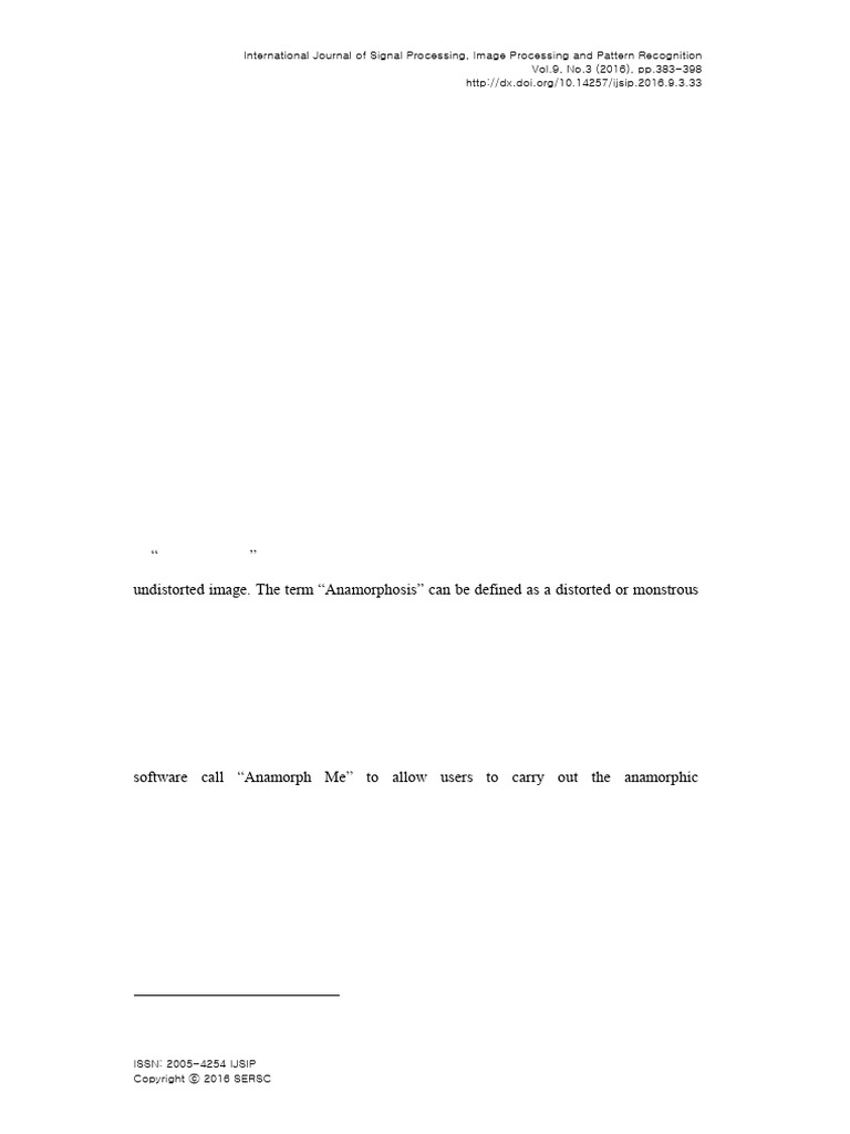 Cylindrical and Conical Mirror Anamorphosis For Image Display | PDF