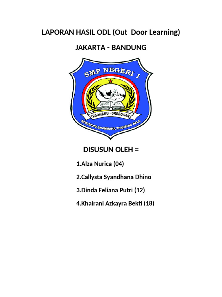 Laporan Hasil Odl | PDF