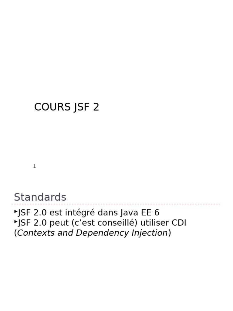 JSF2-Cours | PDF