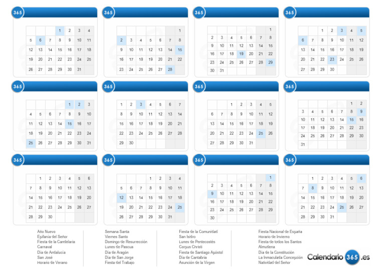 Calendario 2026 | PDF