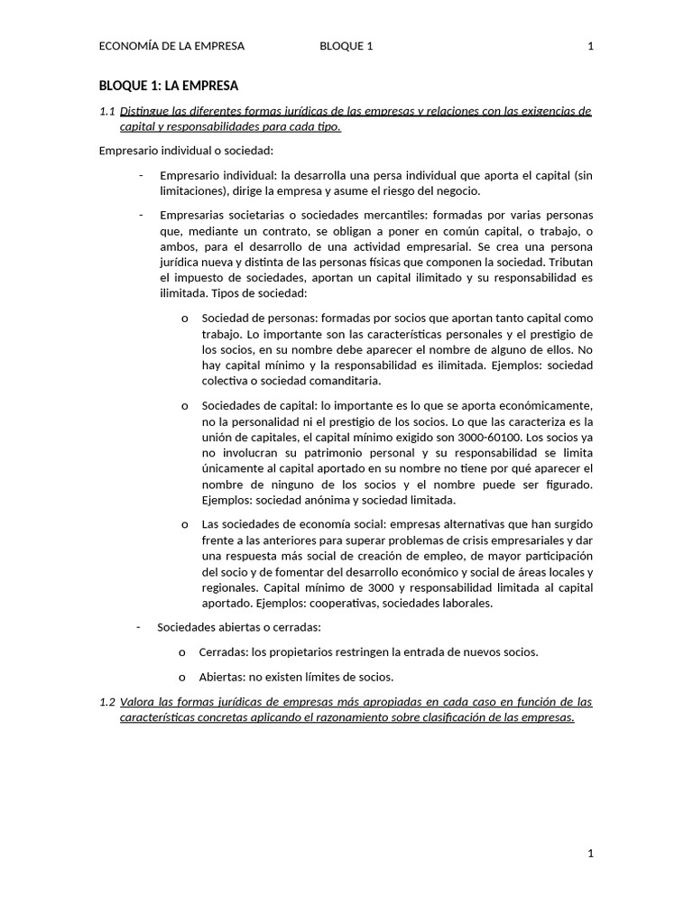 Bloque 1 | PDF