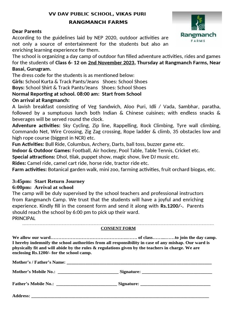 RANGMANCH FARMS 2nd Nov. 2023 | PDF