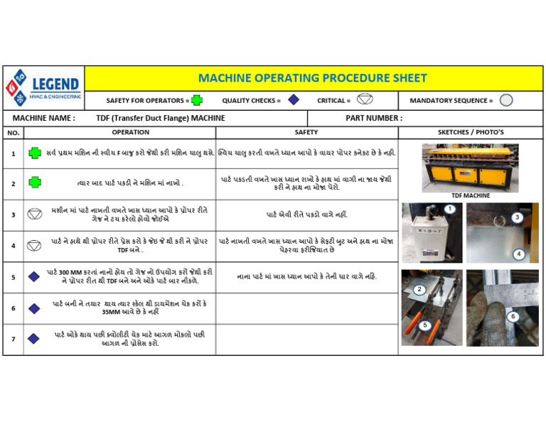 LEGEND HVAC - TDF (SOP) | PDF