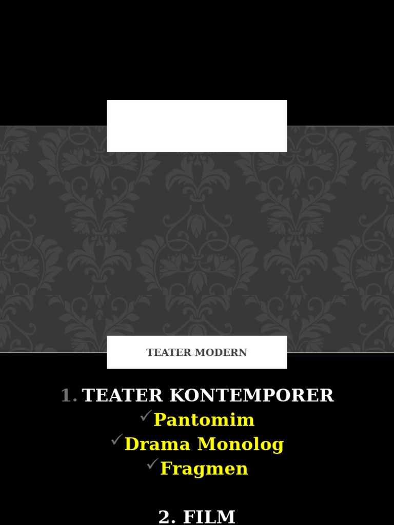 Teater Modern | PDF