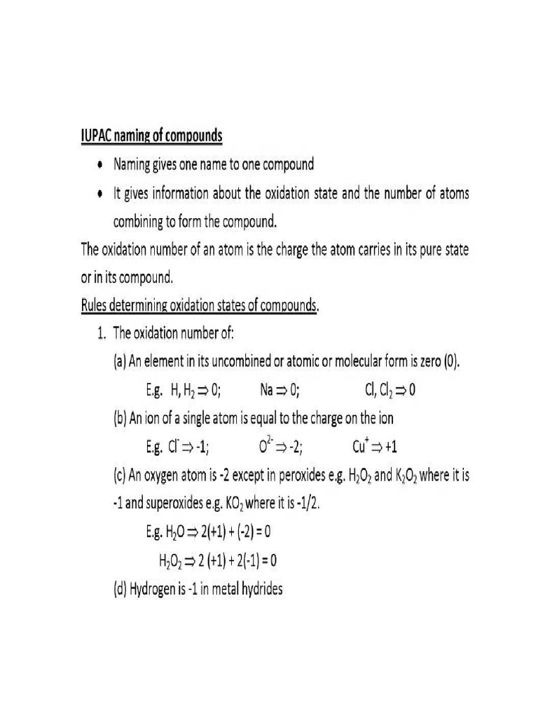 Iupac Naming | PDF