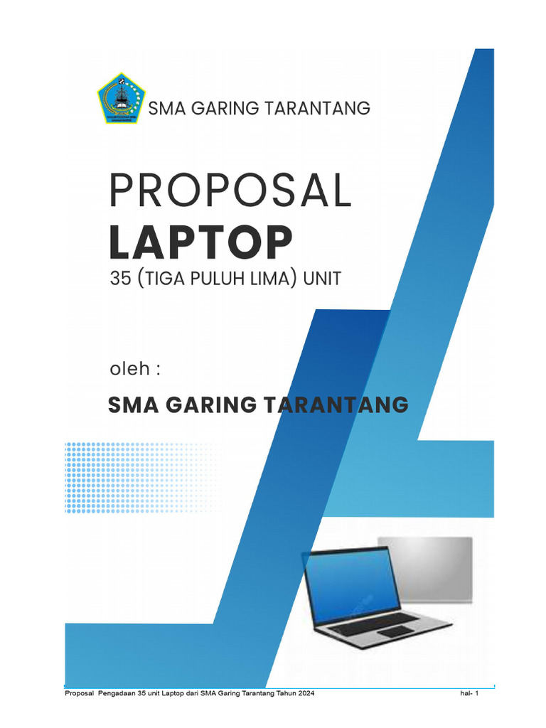 SMA Garing Tarantang - Proposal Laptop | PDF