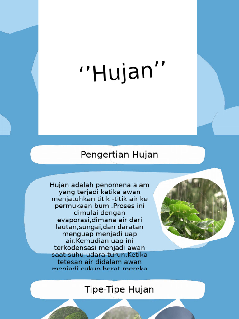 Hujan Adalah Presipitasi | PDF