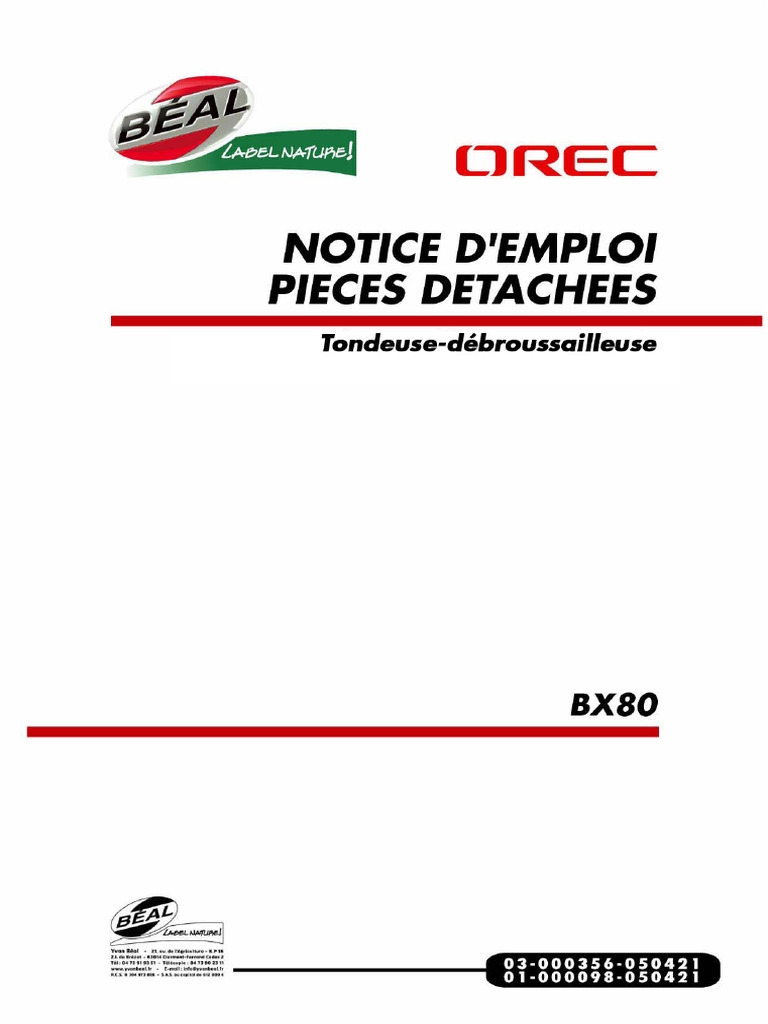 bx80 Orec | PDF