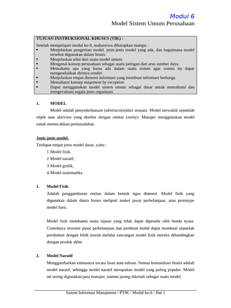 Modul Ke 6 Sim Ptik | PDF