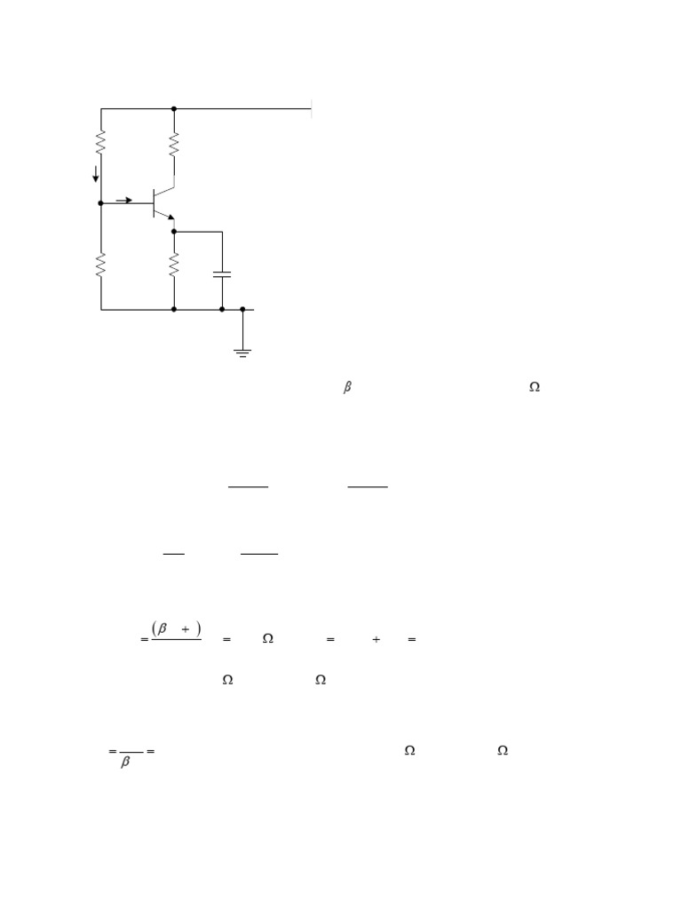 EE312 Biasing Calculation | PDF