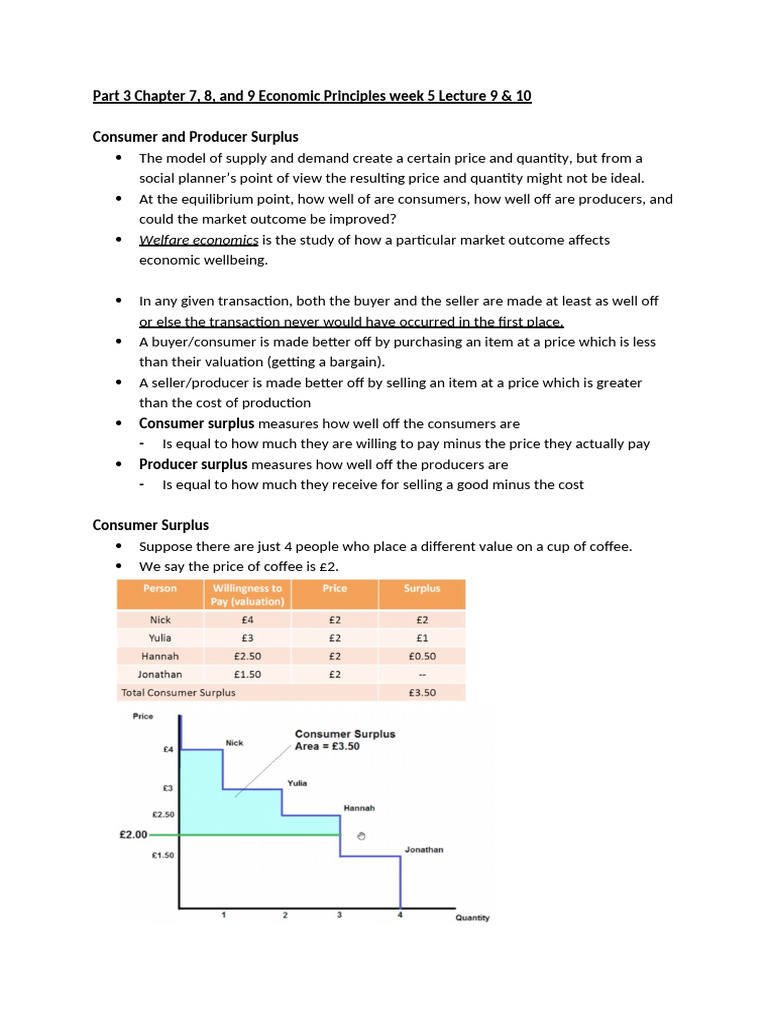 Part 3 Chapter 7 Economic Principles Week 5 Lecture 9 | PDF | Economic ...