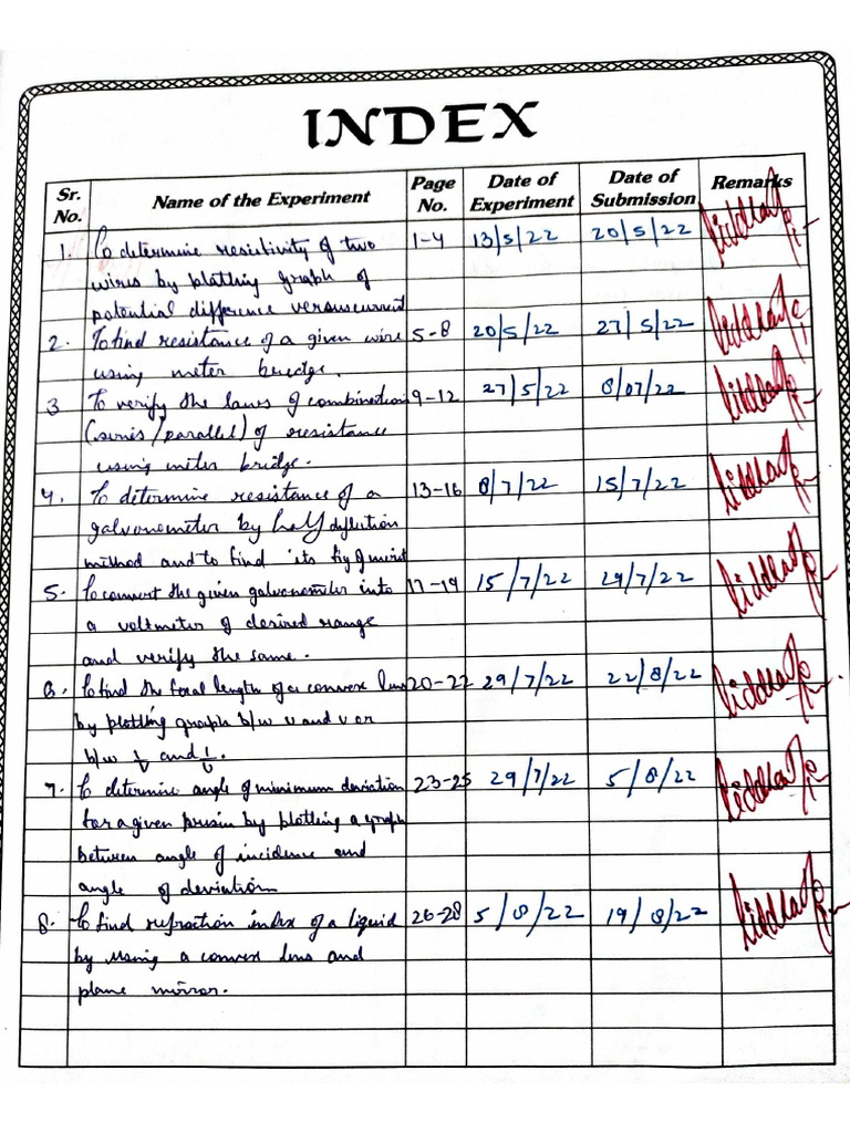 Physics lab practical | PDF